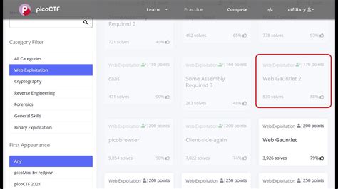 Tutorial Picoctf 2021 42 Kategori Web Exploitation Web Gauntlet 2 Youtube