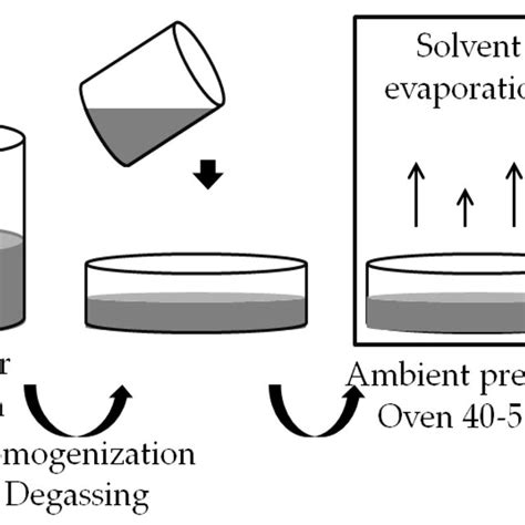 Solvent Casting Scm Steps Download Scientific Diagram