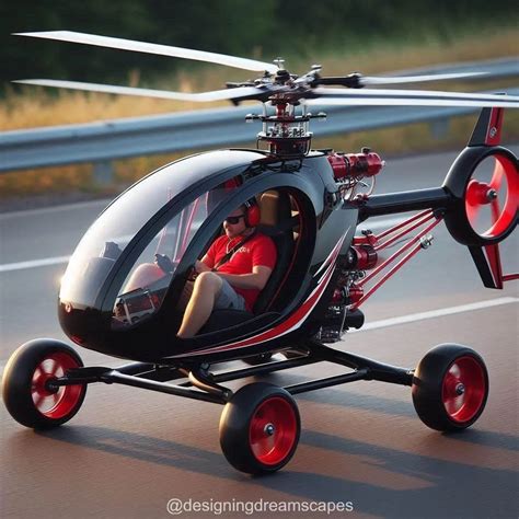 Helicopter Shaped Scooters Fly Through The Streets In Style And Comfort