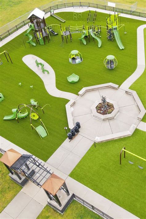 Penny Playground Surfaced With Safe And Clean Playground Grass By