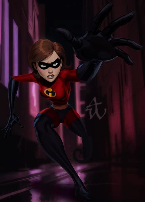 [sfw Artwork] By Abel Waters Mrs Incredible Helen Parr Stretches