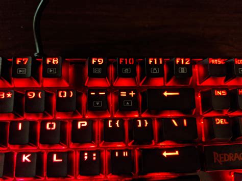 Anyone Know Why My F10 Key Is Dimmer Than All The Rest I Just Got This Keyboard A Few Months
