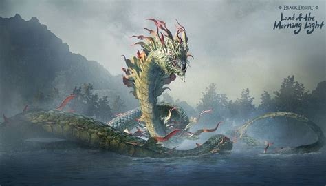 Black Desert Online Land Of The Morning Light Reveals Giant Serpent