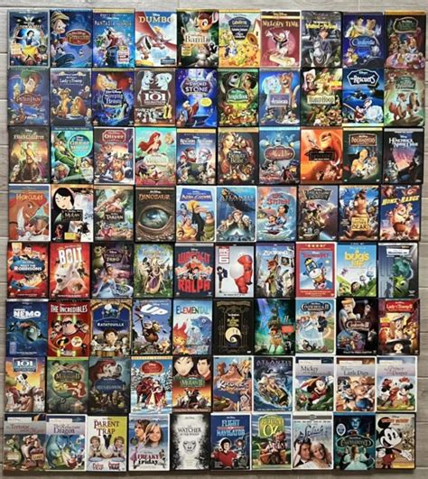 Rare 80 All Disney Animated Classics Movie Dvd Lot Oop Htf Golden Age