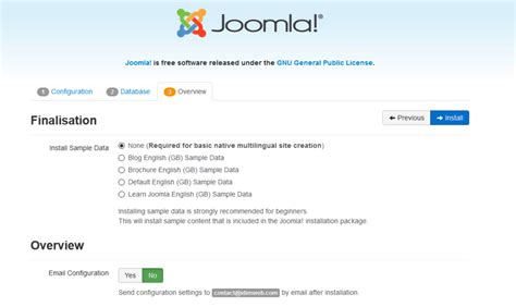 J3xinstalling Joomla Joomla Documentation