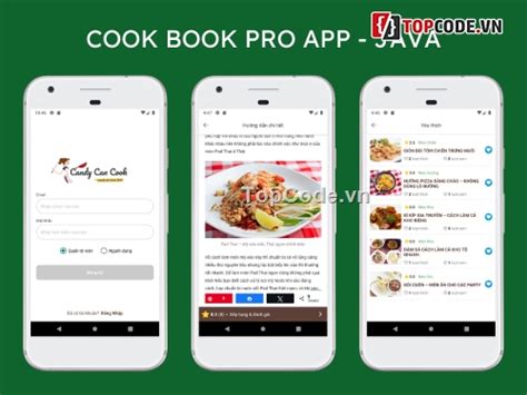 Đồ án Android Java Ứng Dụng Dạy Nấu ăn Online Admin And Users Cook Book Pro App
