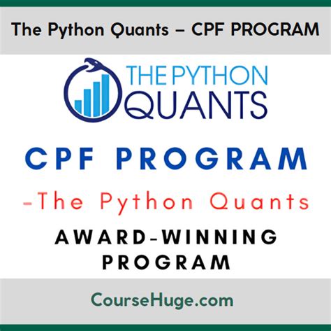 The Python Quants Cpf Program 2024