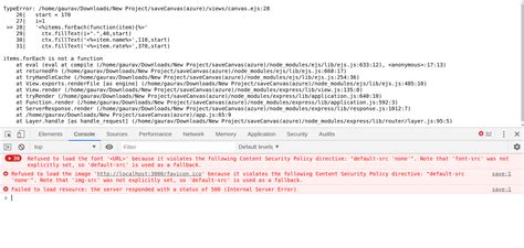 Javascript Heroku Says Internal Server Error What Is Wrong In The