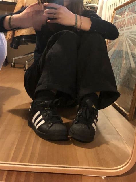 Outfits Con Tenis Adidas Adidas Superstar Outfit Adidas Outfit Black