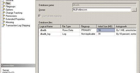 Log File Size After Backup And Restore Database Administrator