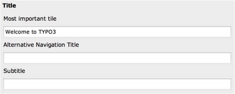 Type Input — Tca Reference 76 Documentation