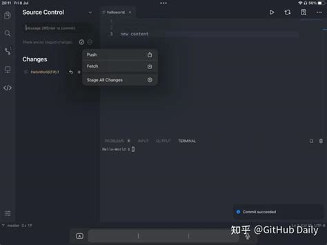 用 Ipad 来写代码，github 又一代码编辑器，开源了！ 知乎