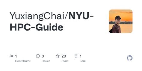 GitHub YuxiangChai NYU HPC Guide