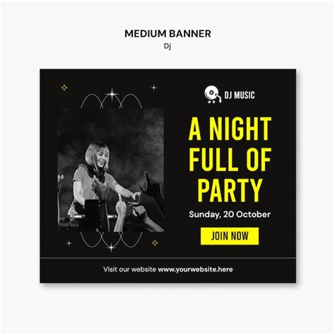 Free Psd Dj Template Design