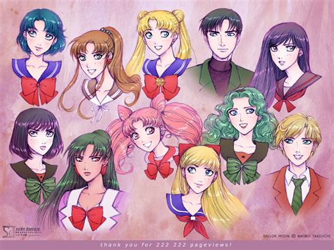 Sailor Moon Characters Anime Wallpaper 24855117 Fanpop