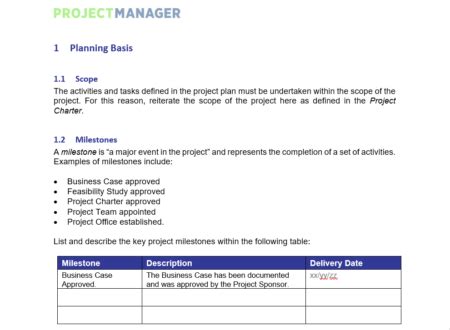 Project Plan Template For Word Free Download ProjectManager Com
