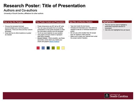 A0 Size Poster Template
