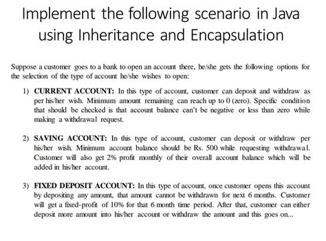 Solved Implement The Following Scenario In Java Using