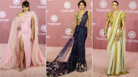 Priyanka Chopra Sari Dorado