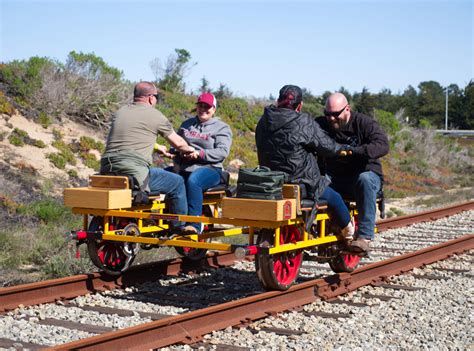 Handcar Tours Monterey Bay Attraction Railbike And Handcar Tours