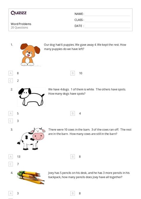 50 Time Word Problems Worksheets For 1st Grade On Quizizz Free