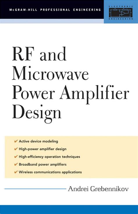 Pdf Rf And Microwave Power Amplifier Design