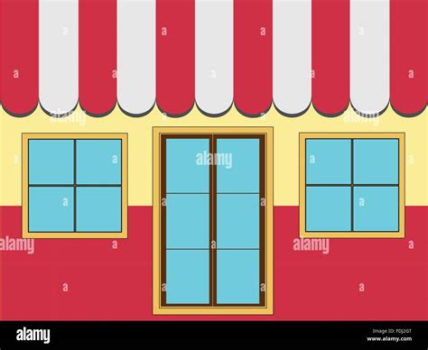 Shop Facade Vector Stock Vector Image And Art Alamy