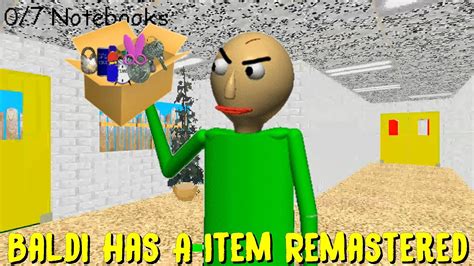 Baldis Basics Classic Mod Baldi Has A Item Remastered • Game Solver