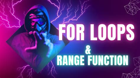 For Loops And Range Function In Python 🐍💻 Youtube