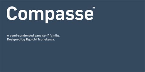Compasse Font Compasse Font