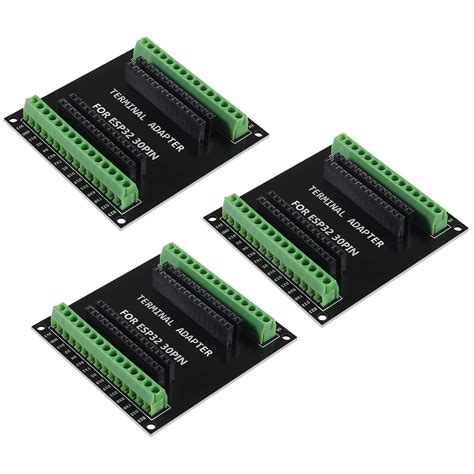 3pcs Esp32 Breakout Board Rrf12 Gpio 1 Into 2 Compatible With 30 Pins Esp32s Esp32 Development