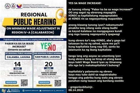 Diwang Lunti Yes Sa Wage Increase