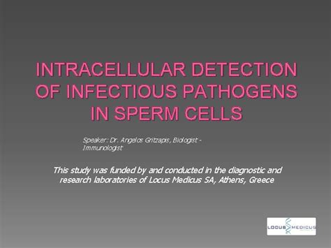 Intracellular Detection Of Infectious Pathogens In Sperm Cells