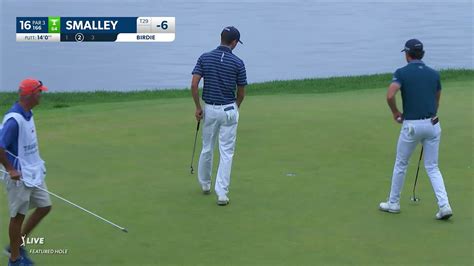 Alex Smalley Makes Birdie On No 16 At Travelers