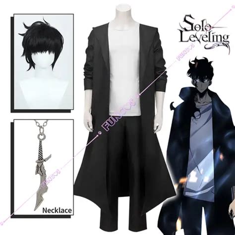 Anime Solo Leveling Season 2 Sung Jin Woo Cosplay Costume Manhwa Arise