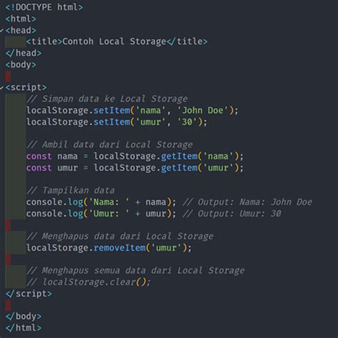 Pengertian Serta Perbedaan Localstorage Dan Sessionstorage Baraja Coding