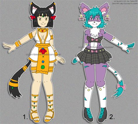 [closed] Adoptables Eevee Evolution Gijinka By Izka197 On Deviantart