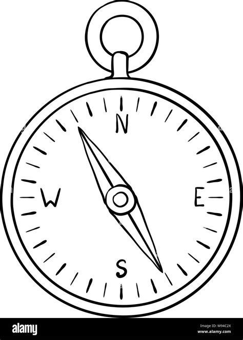 Drawing Compass Stock Vector Images Alamy
