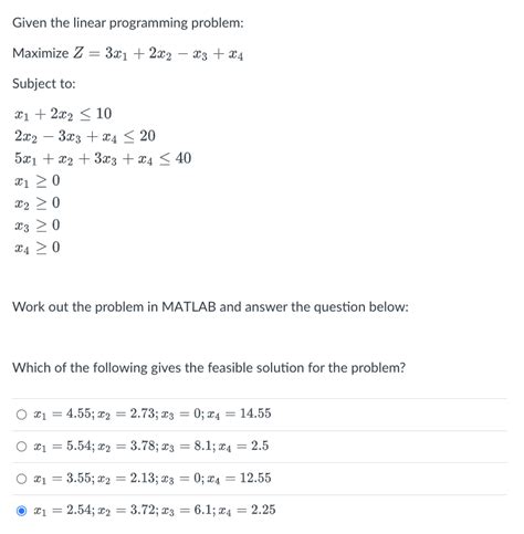 Solved Given The Linear Programming Problem Maximize