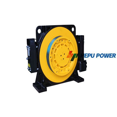 630kg 1000kg Elevator Spare Parts Gearless Traction Motor Elevator