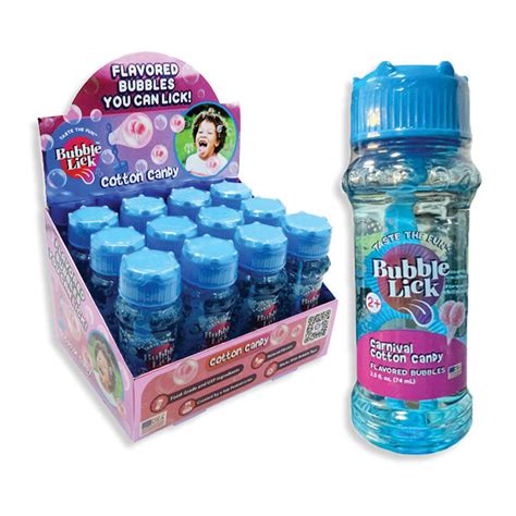 Bubble Lick Cotton Candy Bubbles 25oz Uncle Joes Candy