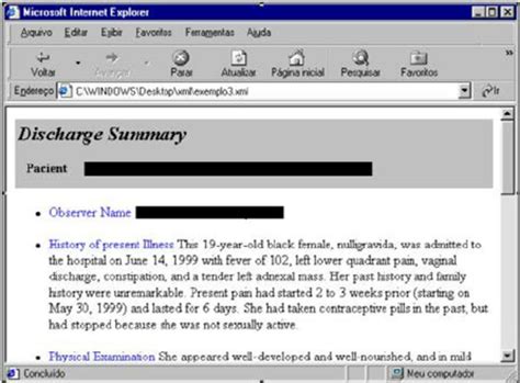 An XML Representation Of A Structured Report Opened In A Regular Download Scientific Diagram