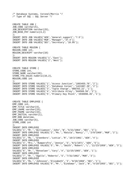 Ch02 Dealco Sql Pdf Relational Database Information Technology
