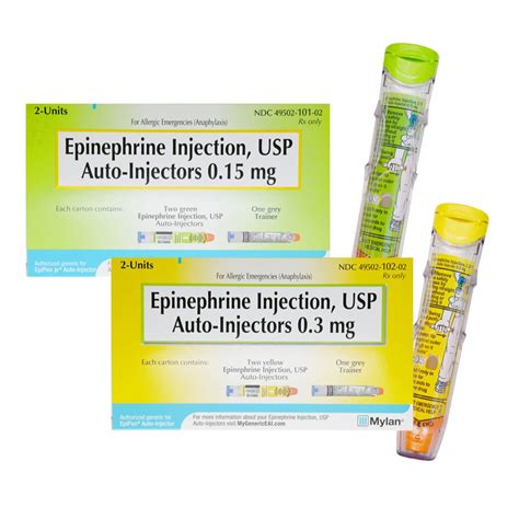 School Health Epipen ® Auto Injectors