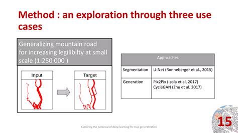 exploring the potential of deep learning for map generalization ppt