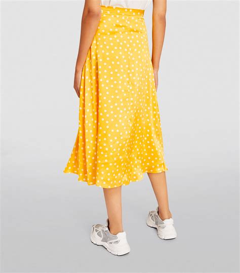 Womens Claudie Pierlot Multi Silk Midi Skirt Harrods Uk