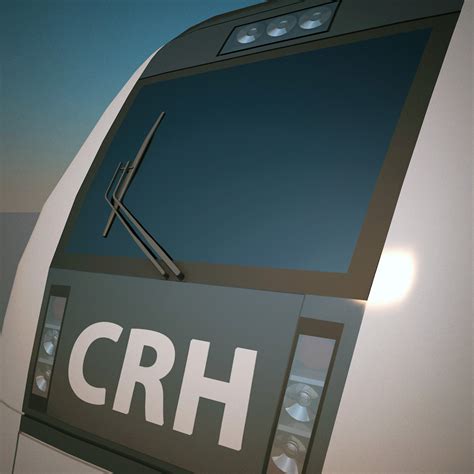 Chinese High Speed Train Crh 3d Model