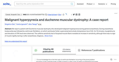 Malignant Hyperpyrexia And Duchenne Muscular Dystrophy A Case Report