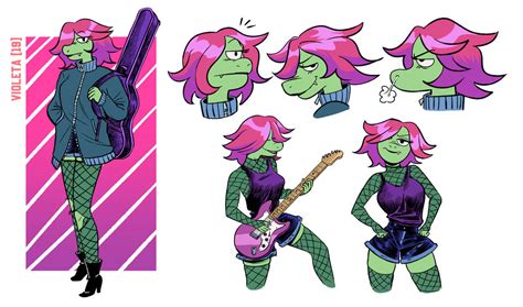Violeta Model Sheet By Elrotochoro On Deviantart