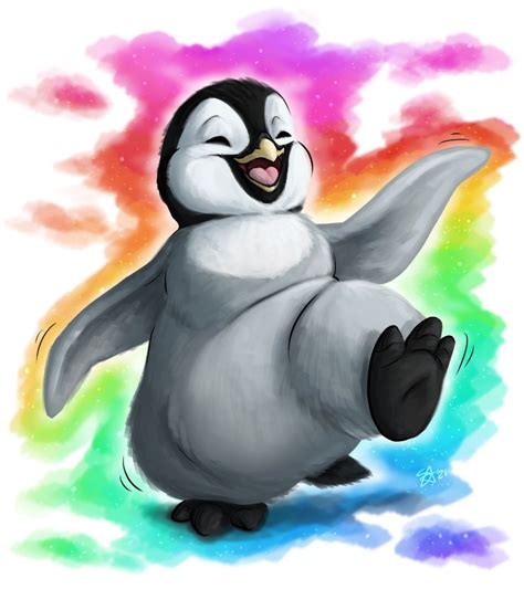 How To Draw Happy Feet Penguin